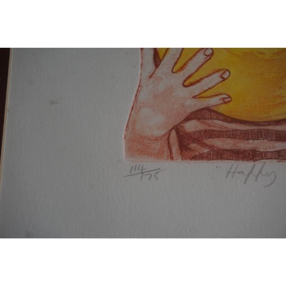 Mary Vickers | Art | Mary Vickers Signed Numbered Lithograph Happy ...